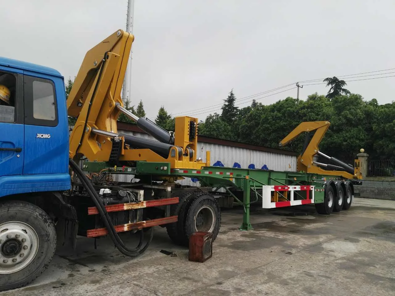 40ft Self Side Loader Container Trailer Sideloaders Self Loading ...