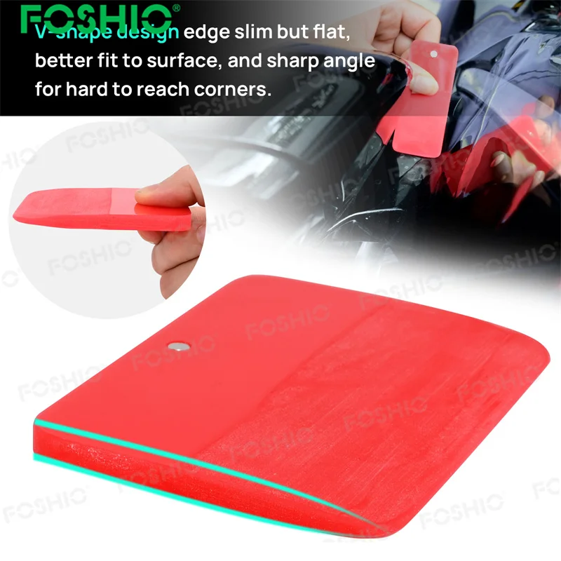 Foshio Red Magnetic PPF Film Installation Tools - Durable & Efficient