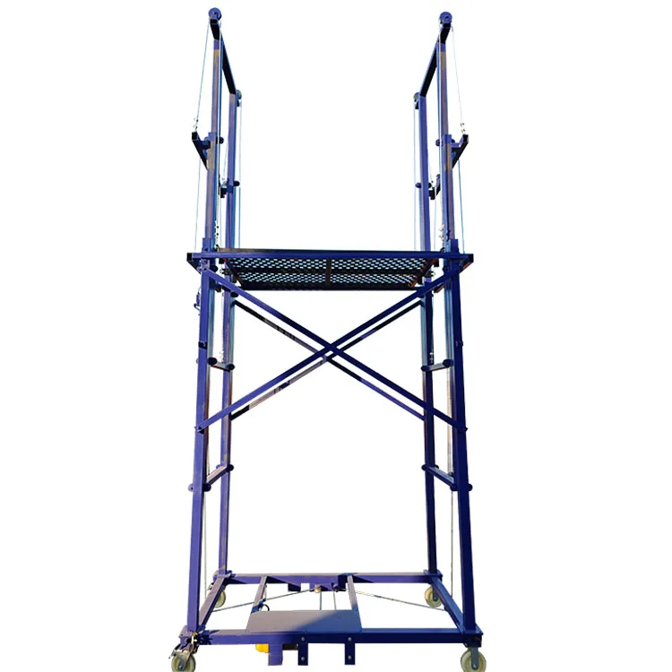 6m construction electric scaffolding lifting platform aluminum electric ...