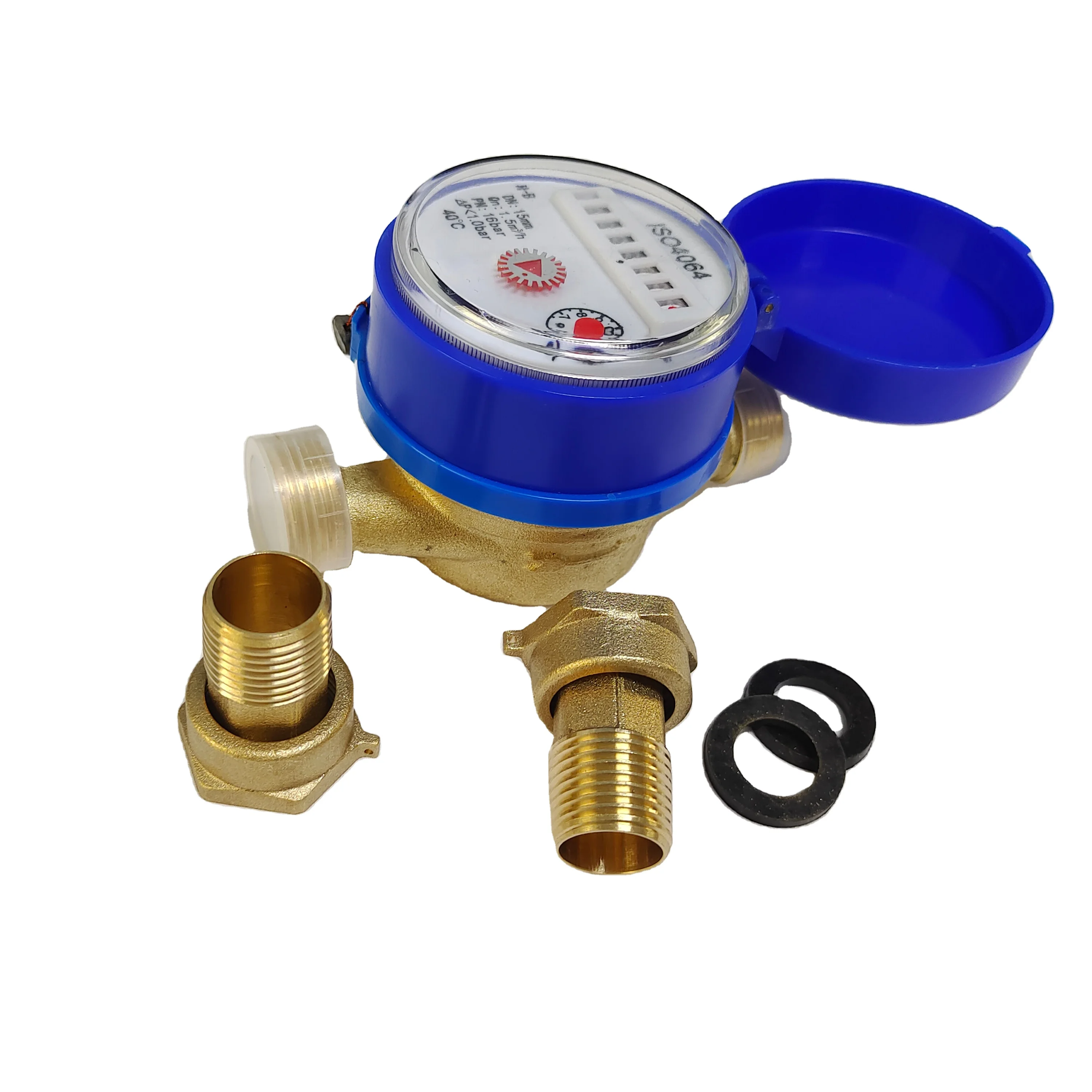 20mm Water Flow Register Meter Cast Iron Single Jet Water Meter - Buy ...