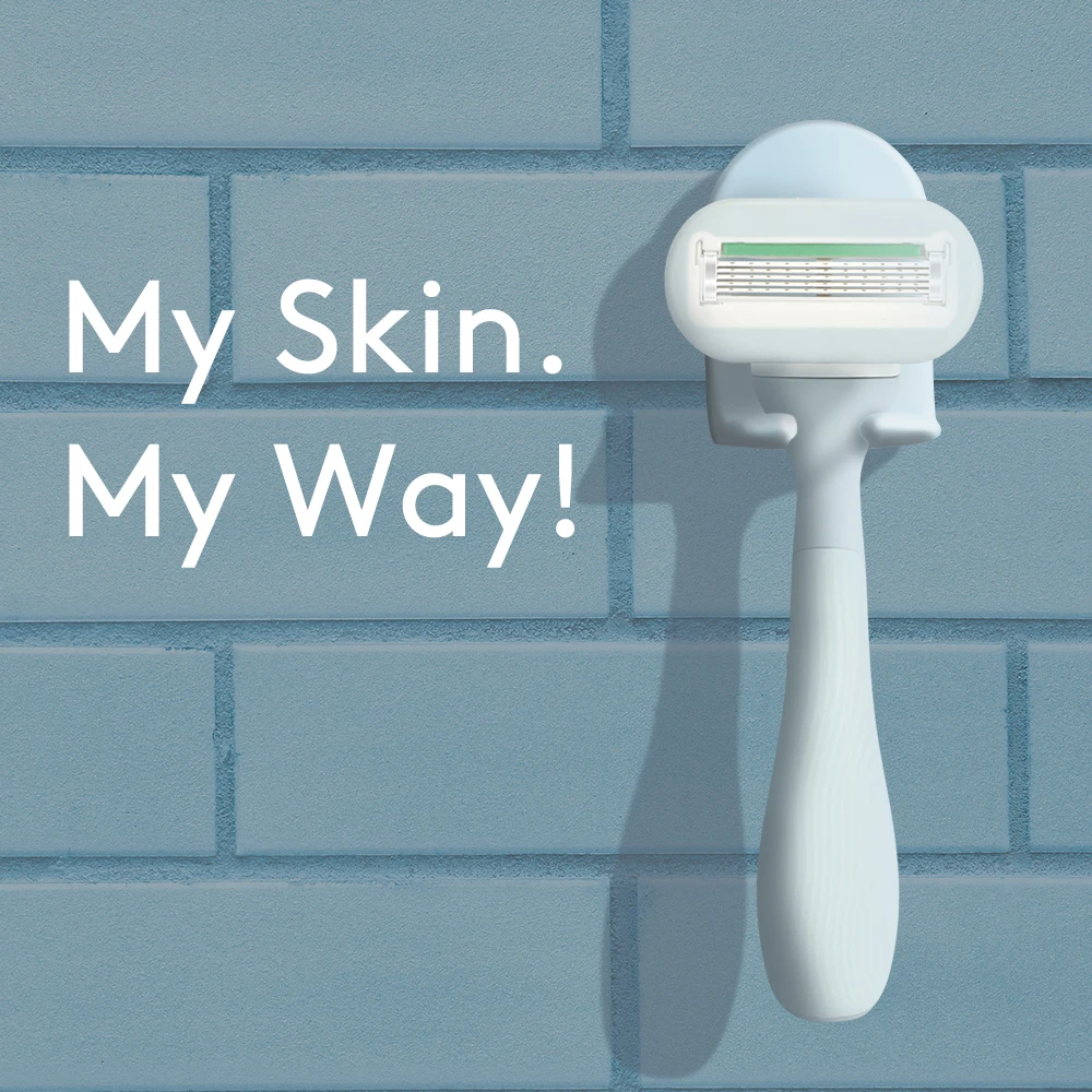 Women System Razor For Sensitive Skin Replaceable Refills 5 Blades ...