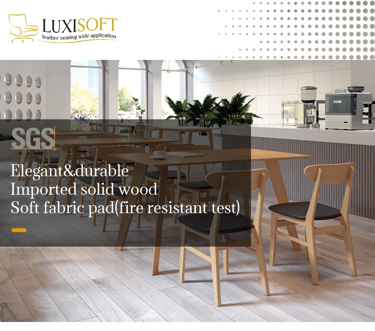 Stackable Solid Wood Wooden Armchair Restaurant Dining 4 Seats ...