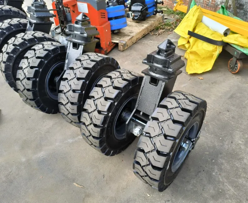Ultra-heavy Solid Rubber ISO Container Casters Made in China