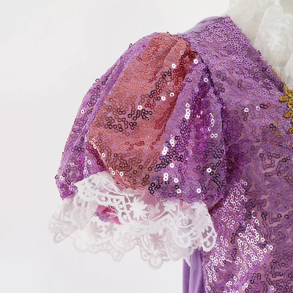 Chinese Factory Rapunzel Princess Costumes Girls Dress Up Party ...