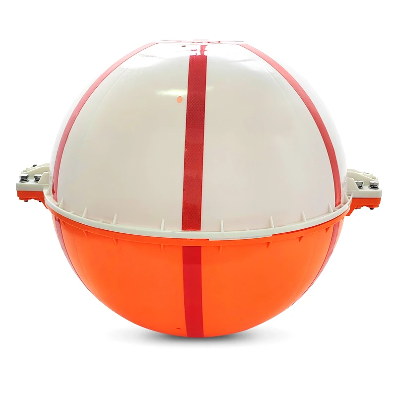 Orange PC Material Obstruction Marker Ball - Aviation Warning Sphere
