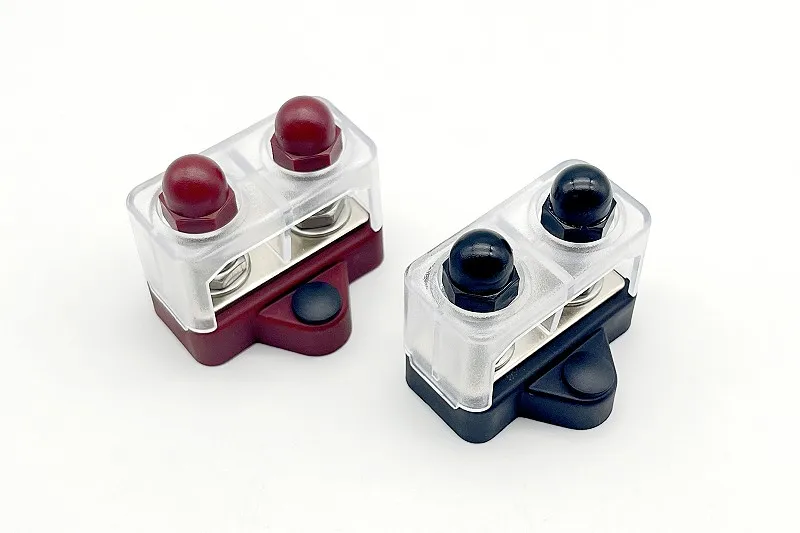 Dual Studs Brass Bus Bars With Pc Cover - Buy Busbar,Power Junction ...