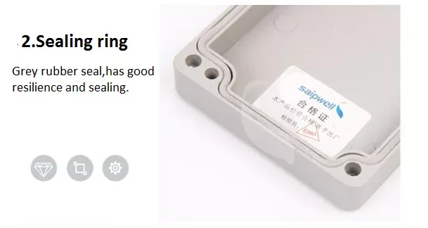 IP67 Aluminum Waterproof Enclosure - SAIPWELL SP-AG-FA58