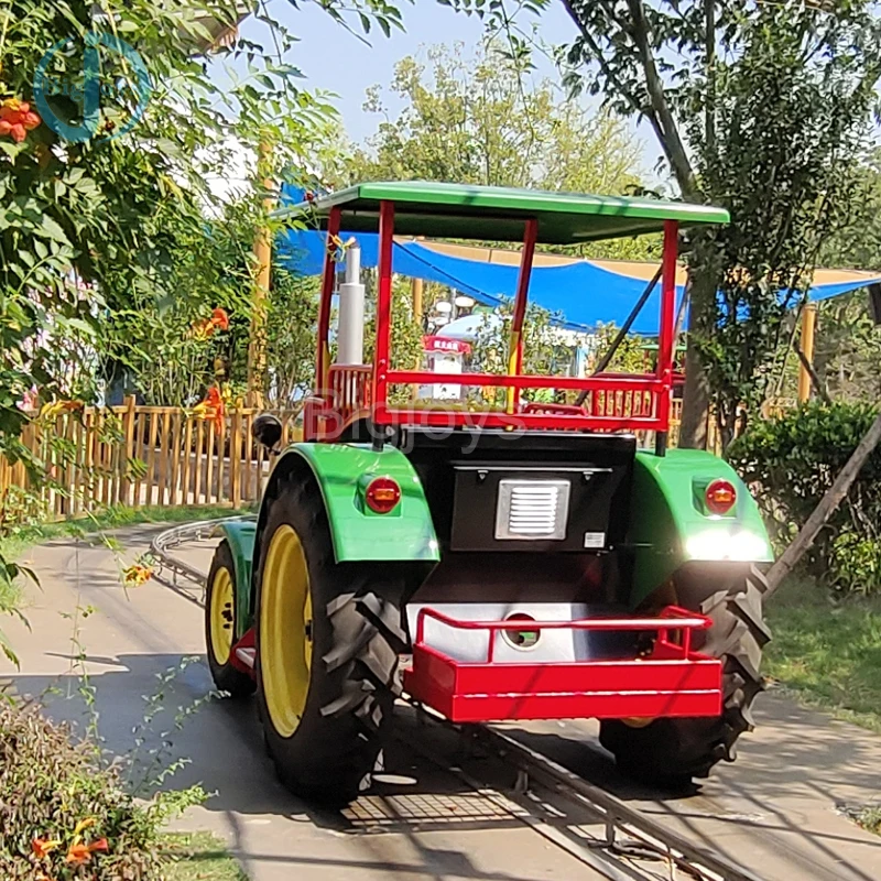 Alibaba.com: Electric Track Tractor with Canopy, Family Rides ...