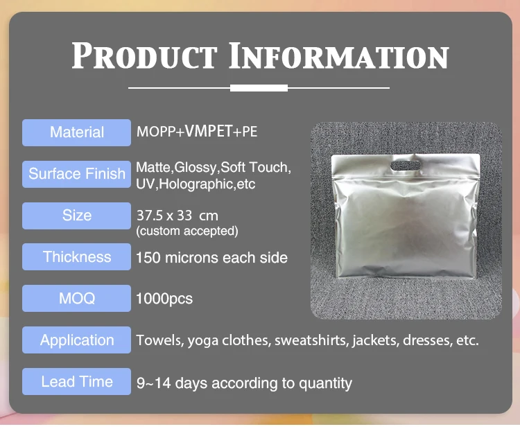 Custom Printed Logo Aluminum Foil Handle Bags - Durable