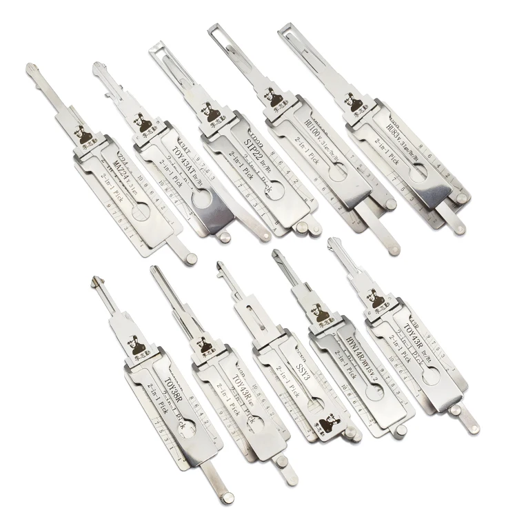 Lishi 2 in 1 Locksmith Tool - Durable & Versatile Key Blank