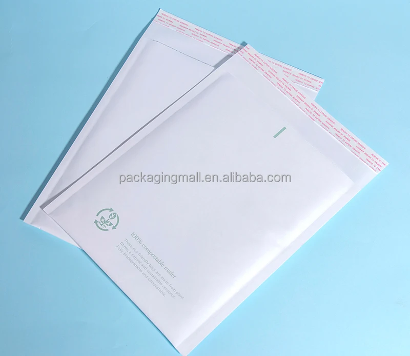 Recycled Custom Eco-friendly Logo Printing And Size Kraft Bubble Padded ...