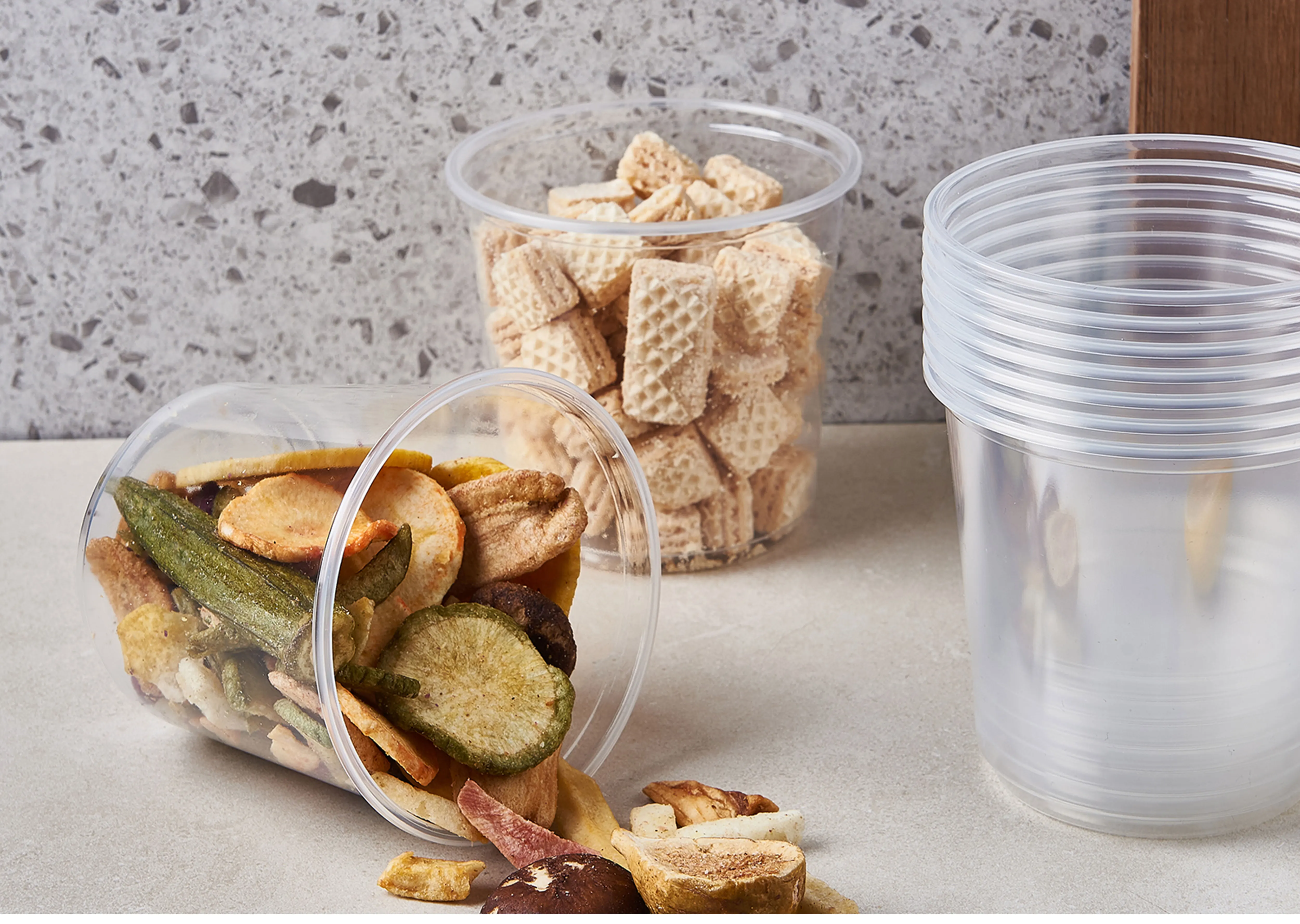 FULING 24 Oz Deli Containers - Microwave & Freeze Preserving