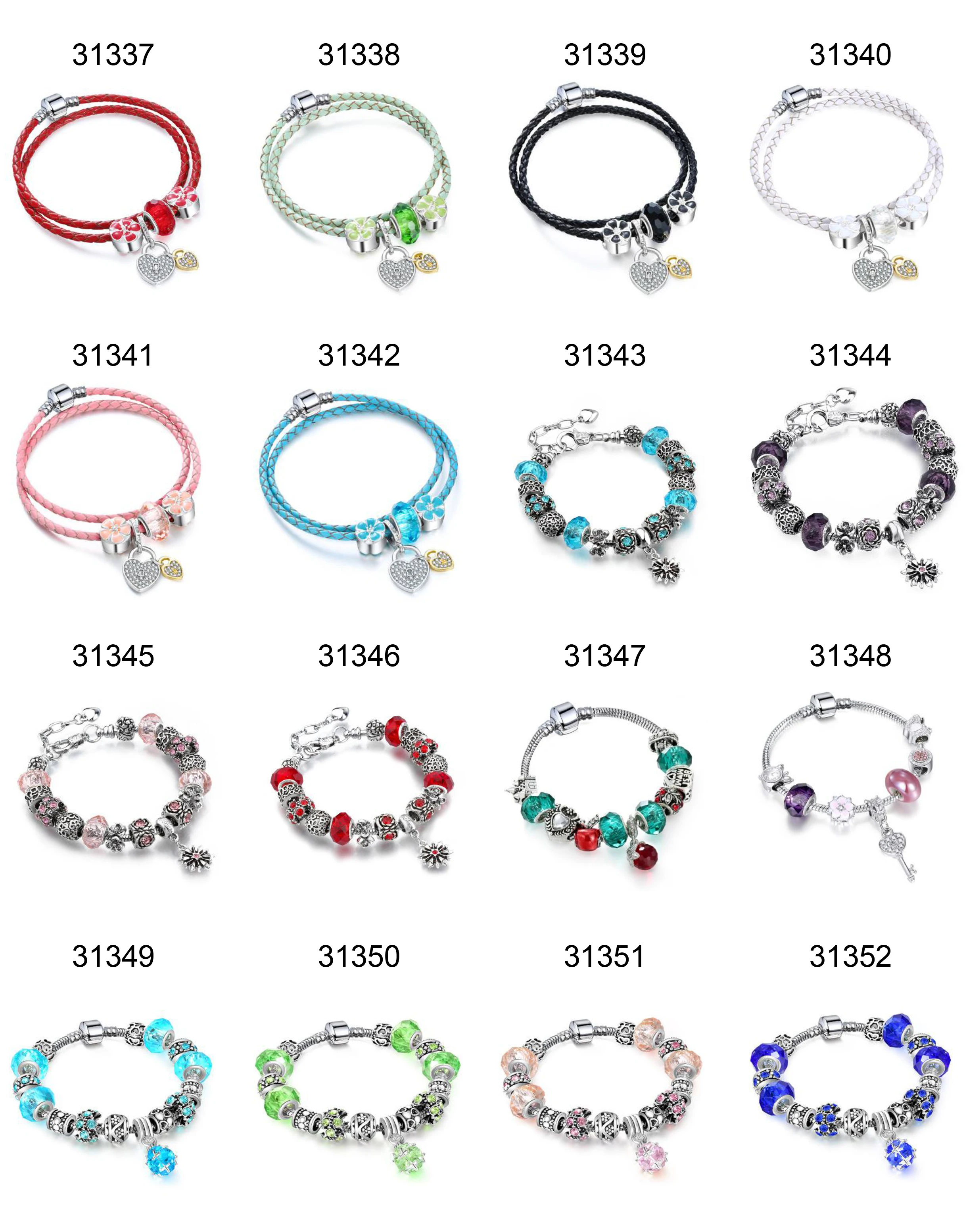 Dazgirl Long Distance Sun and Moon Touch Bracelet - Luminous Set