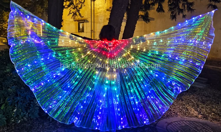 Stage LED Props Model Full Color Glowing Cloak Cape for Children ...
