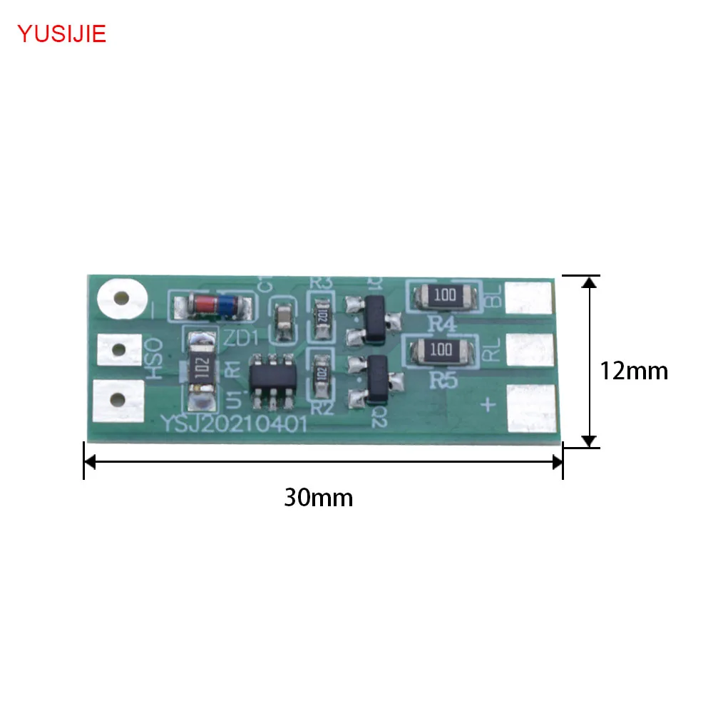 Custom 3V/6V/12V LED Warning Light Module with Red and Blue Flash for Cars