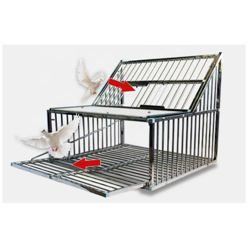 Alibaba.com: Stainless Steel Manual Pigeon Jumping Cage, Automatic ...