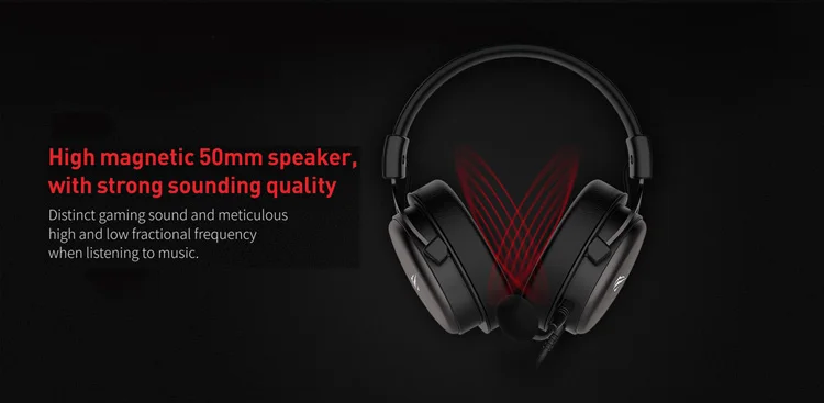 H2015D Havit Headphones - Gaming Headset with Active Noise-cancellation