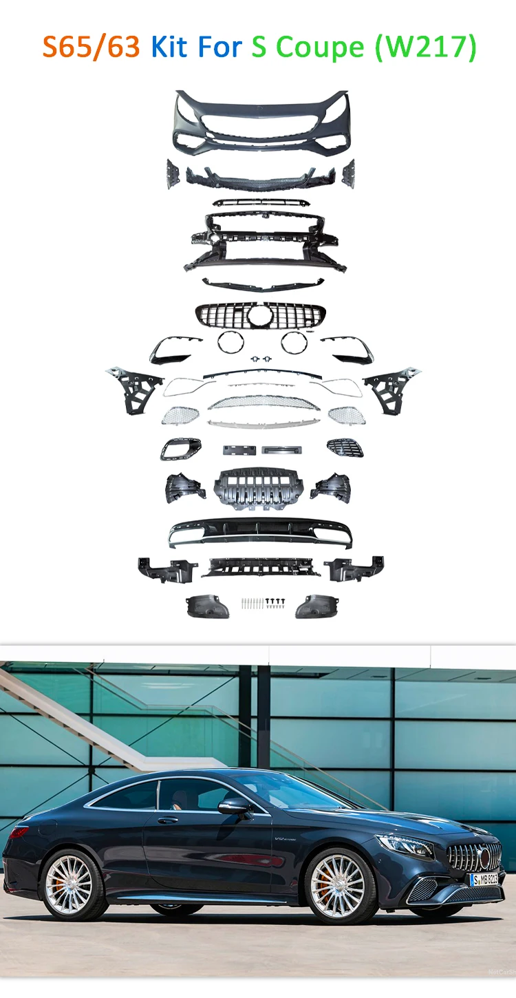 Mercedes S Class Coupe Bodykit - Upgrade S65/S63