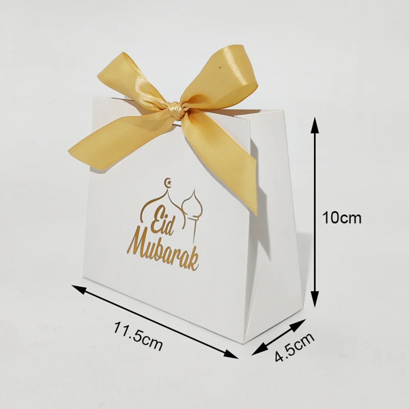 Happy Eid Mubarak Packaging Box Eid Al-adha Favour Paper Gift Bags ...