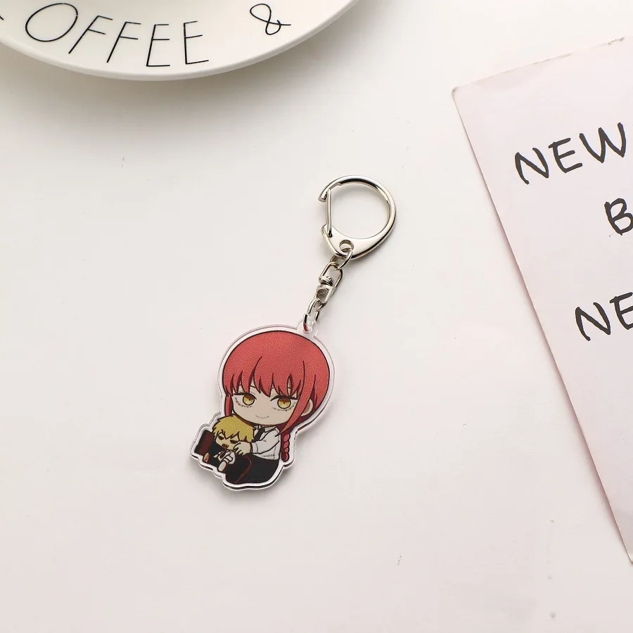 Wholesale Japanese Anime Chainsaw Man Pvc Charms Keychain Plastic ...