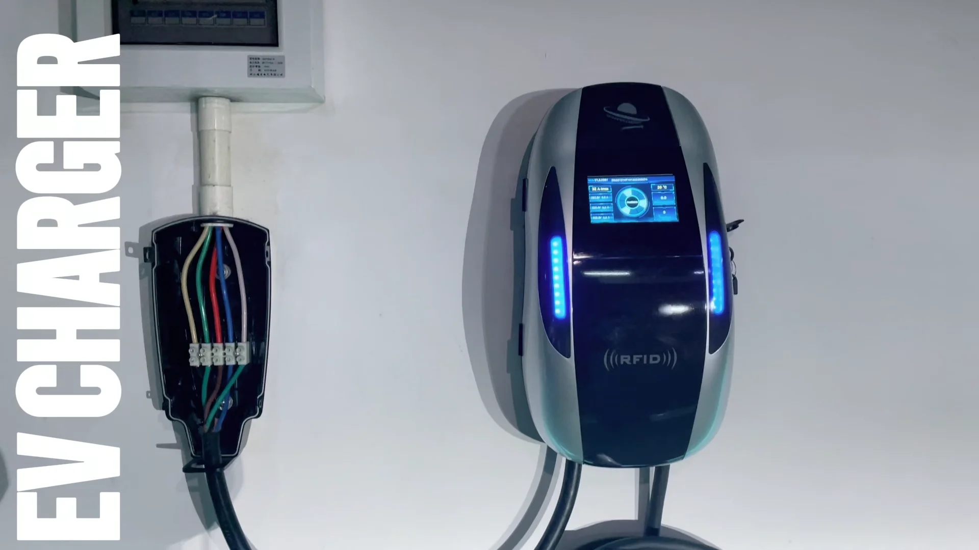 Wallbox Ev Charger Wifi Level 2 Type 2 Electric Car Power Ac Ev Charger ...