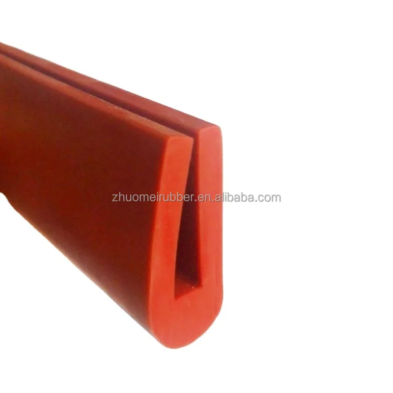 Silicone Rubber U Section/edging Strip, Silicone U Channel Extrusion ...