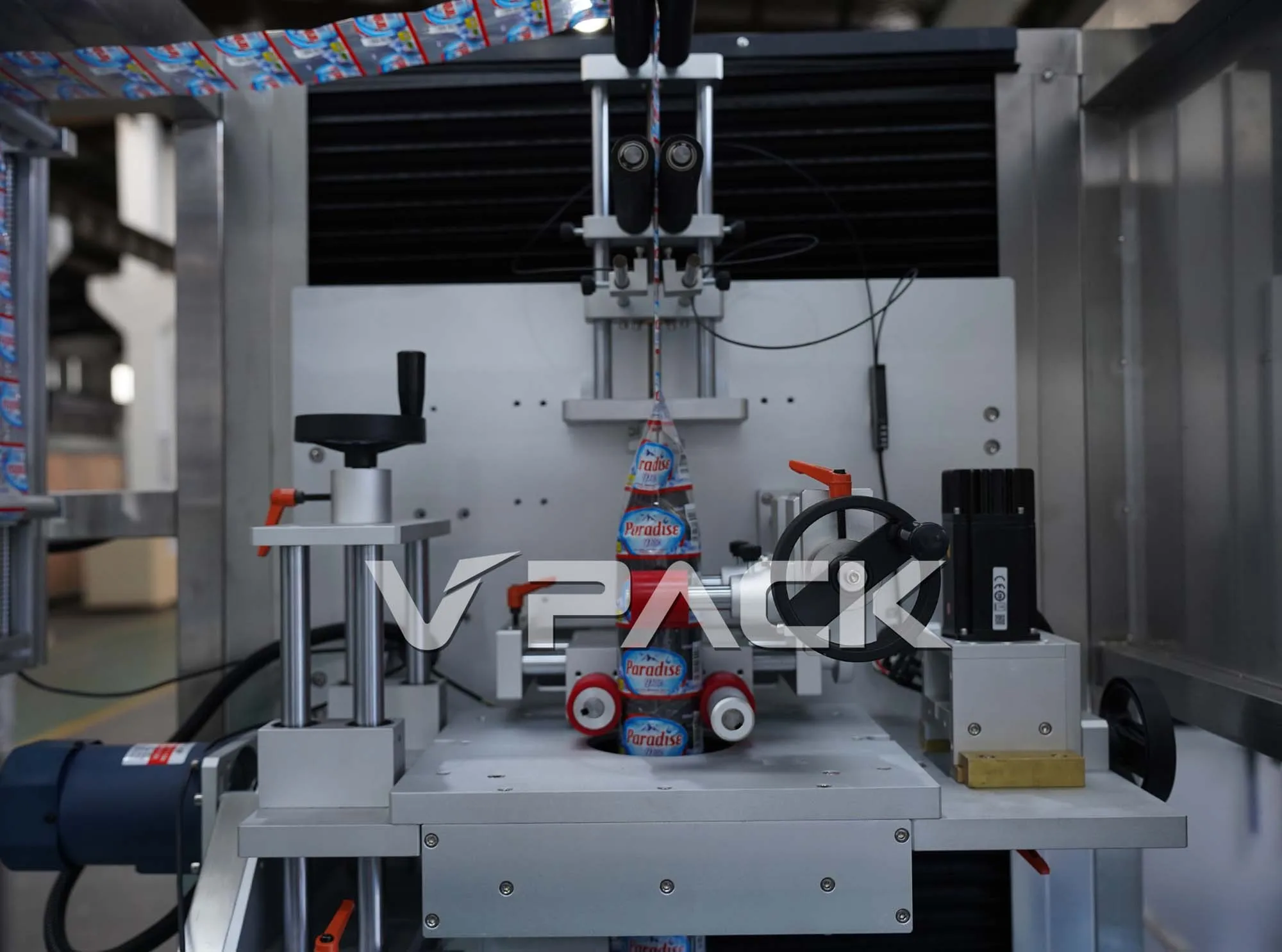 Automatic 5 Gallon Barreled Neck Labeling Machine for Bottle Shrink ...