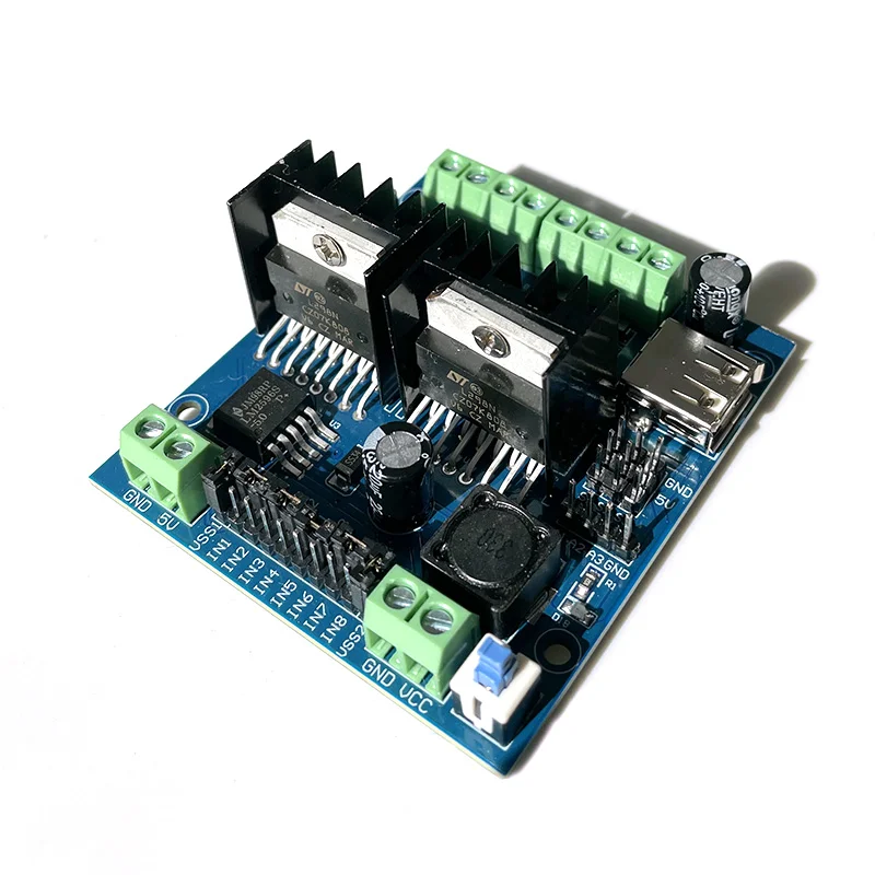 L298n Motor Drive Module Four-way Motor Drive Intelligent Car Drive ...