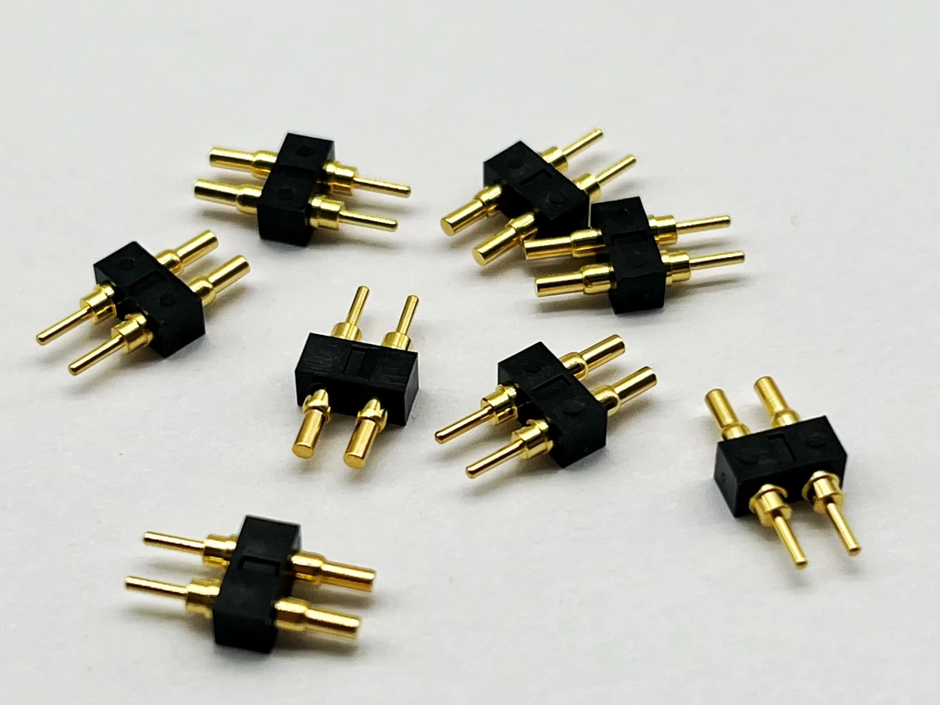 2.54mm 2-Pin Straight Male Brass Spring Loaded Ball Plunger Magnetic ...