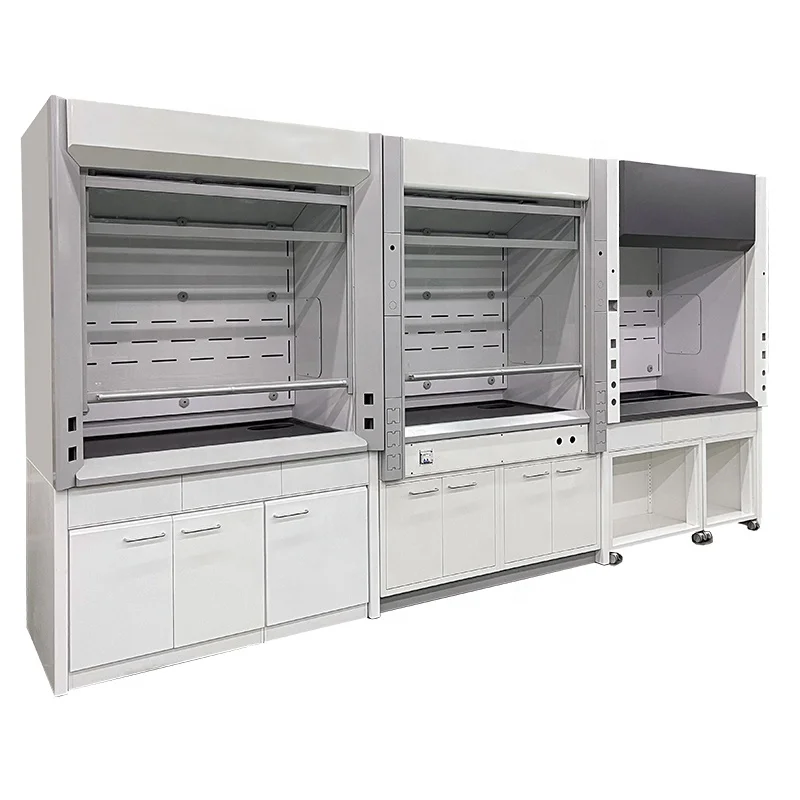 Fume Hood Laboratory Furniture W1800mm Metal Fume Hood With Base ...