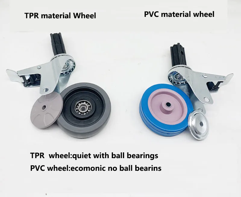 Wholesale Small Cart Wheels With Low Rolling Resistance TPR Hotel ...