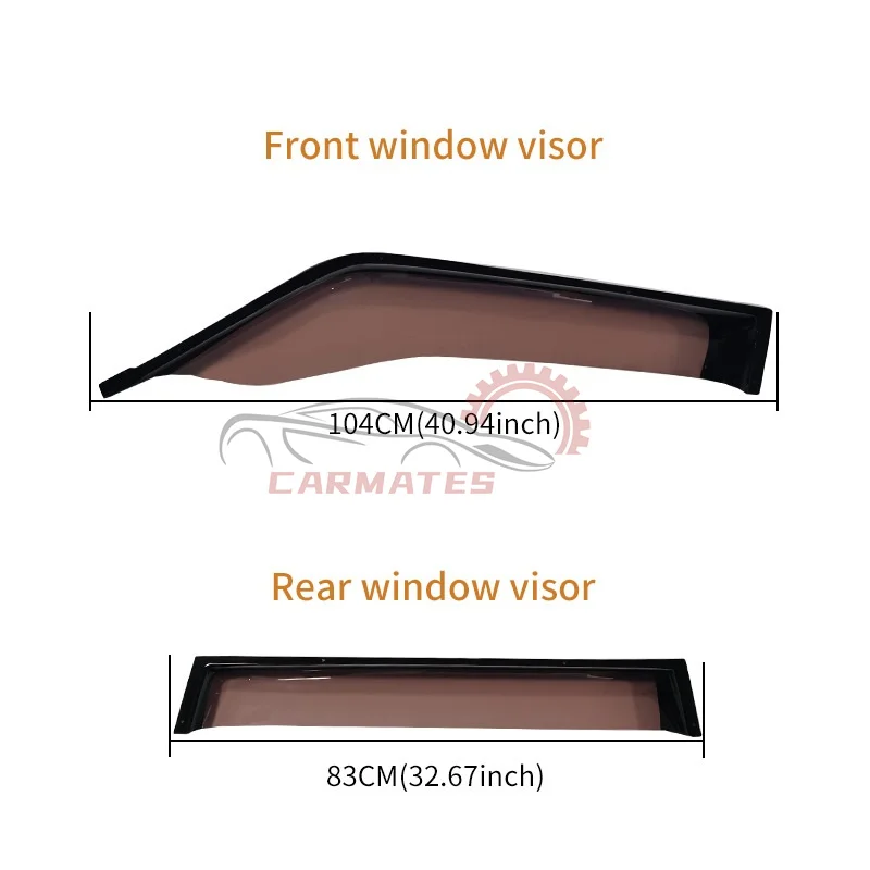 FOR Mitsubishi Pajero V31 V32 V33 Rain Visor Window Rain Eyebrow ...