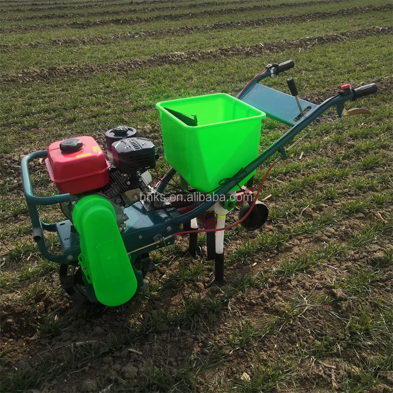 Farm diesel Engine Corn Precise Seeder and Fertilizer Planter Walk ...