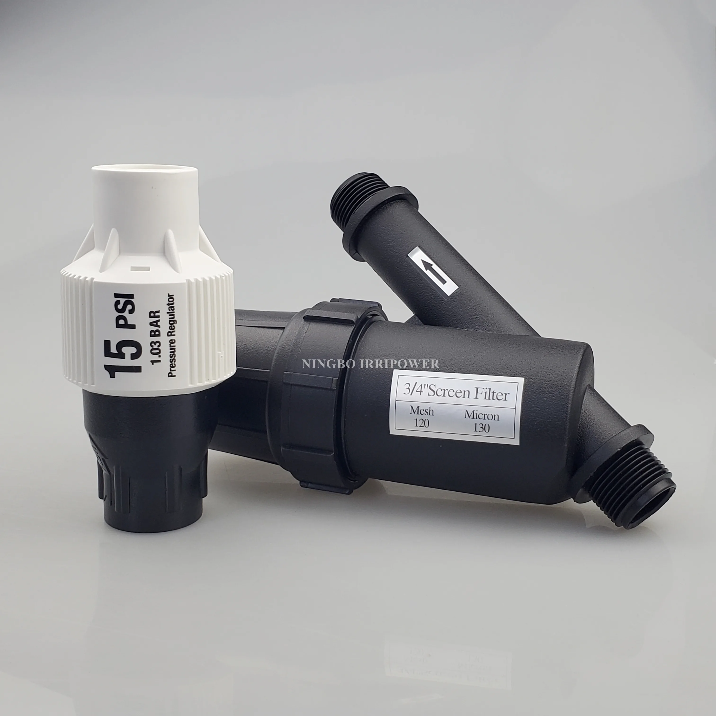 3/4" Male Pipe Thread Drip Irrigation "Y" Filter With 10/15/20/25 PSI ...