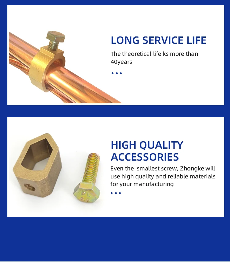 Rod To Earthing&grounding Cable Clamp Range Electrical Clamps And Clips ...