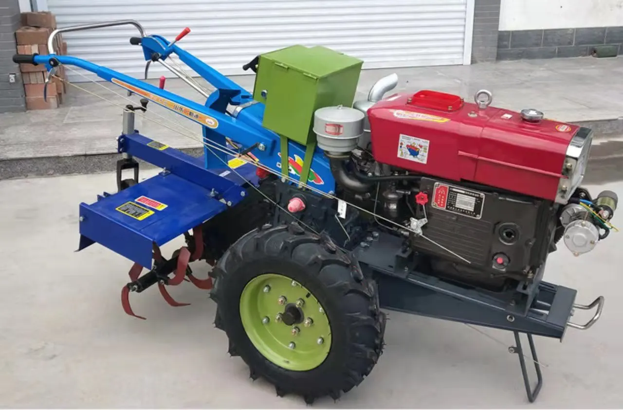 High Quality Hand Driven Walking Diesel Tractor/8hp Mini Hand 2 Wheel ...