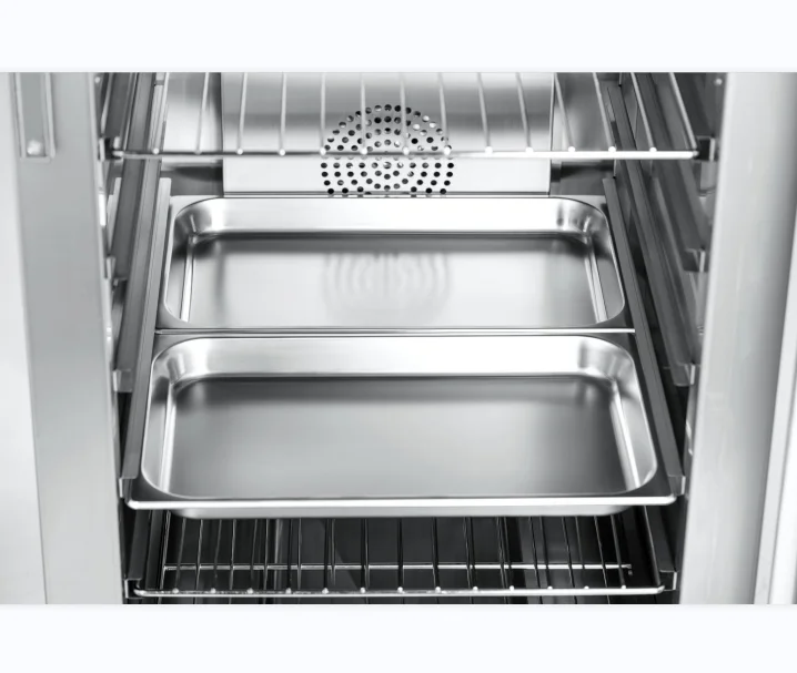 Hotel Mobile Food Warmer Carts - Single Door Stainless Steel