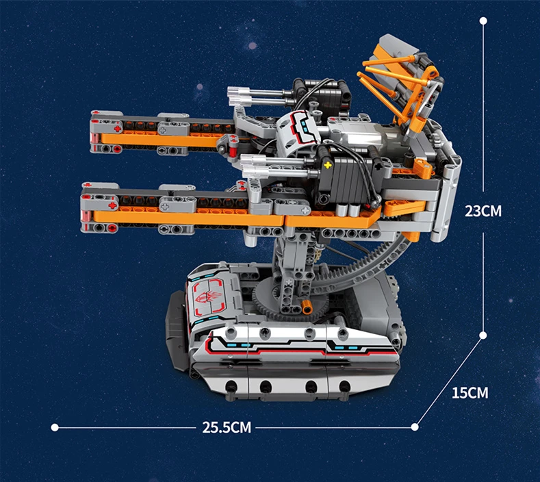 Reobrix 99002 Moc Space Wars Electric Anti-aircraft Con Non Gun Star ...