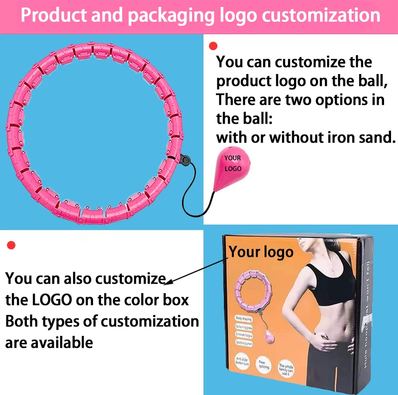 New Arrival 10-Section Smart Counting Number Exercise Hoop Fitness ...