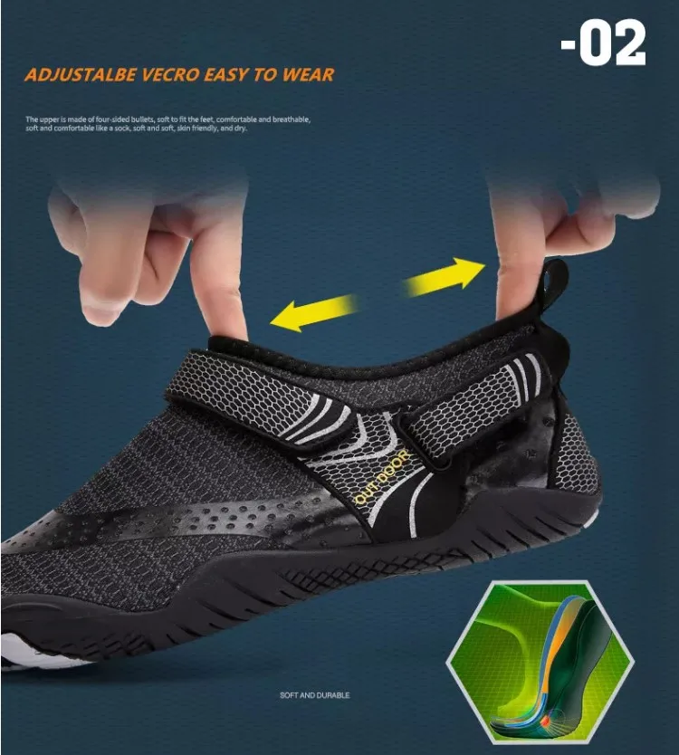 HEVA Water Shoes - Quick Dry, Fashionable Aqua Footwear