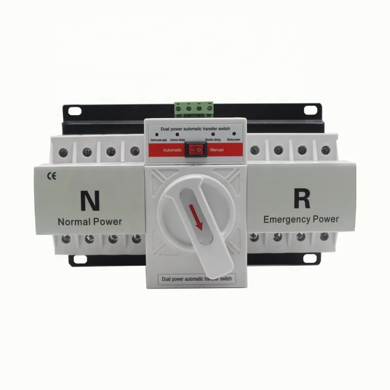 High Quality Double Dual Power Automatic Transfer Switch ATS 63A