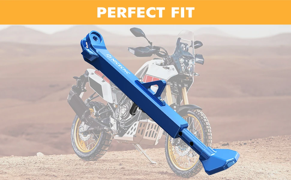 Yamaha Tenere 700 Adjustable Side Stand Kickstand - Aluminum Alloy, Oem