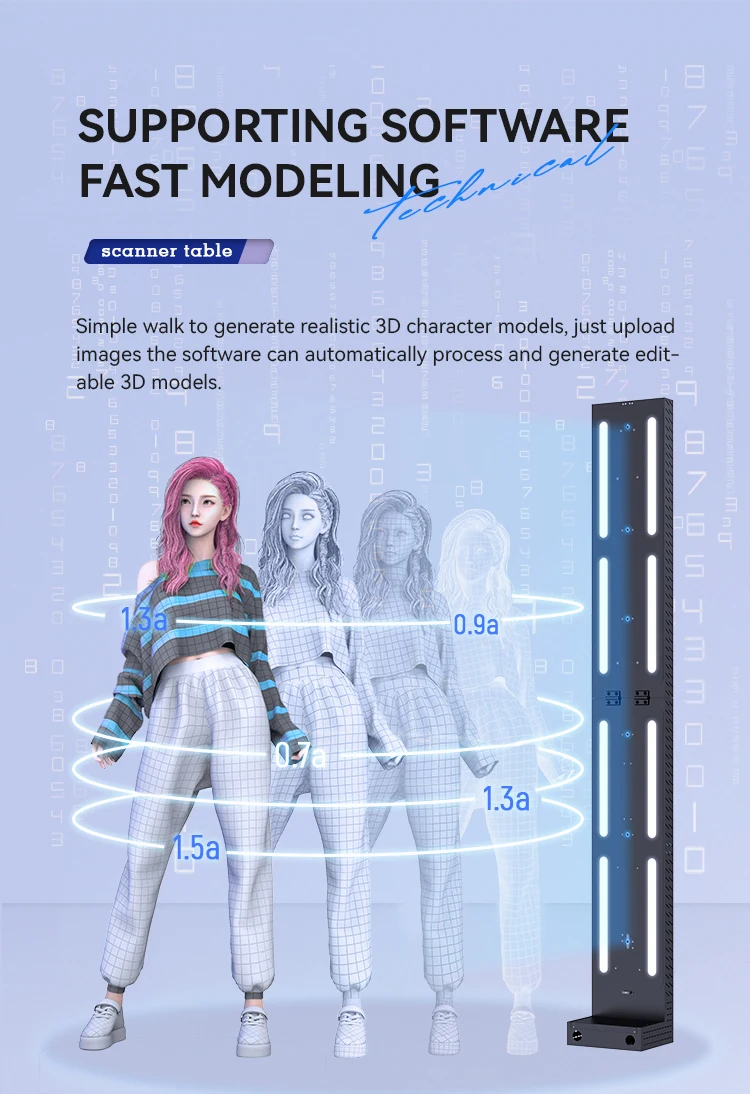 CHACKTOK Ai-Powered 3D Body Scanner for Fashion & Measurements