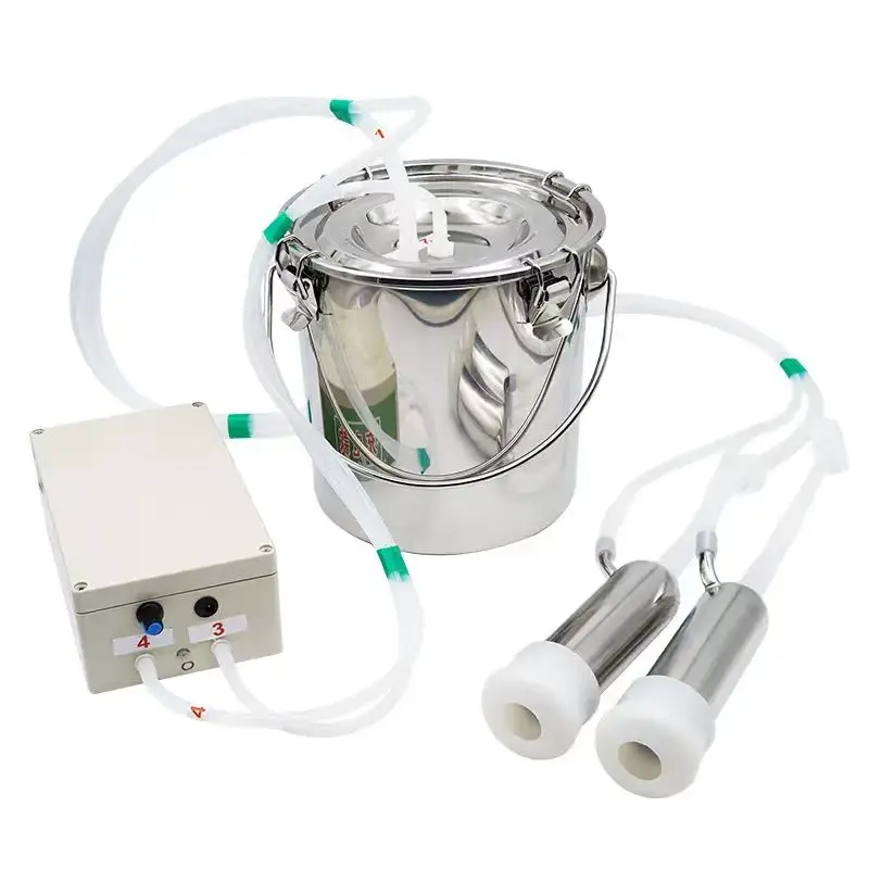 Easy Operate Speed Adjustable 5l Cow Breast Pump Milking Machine - Buy ...