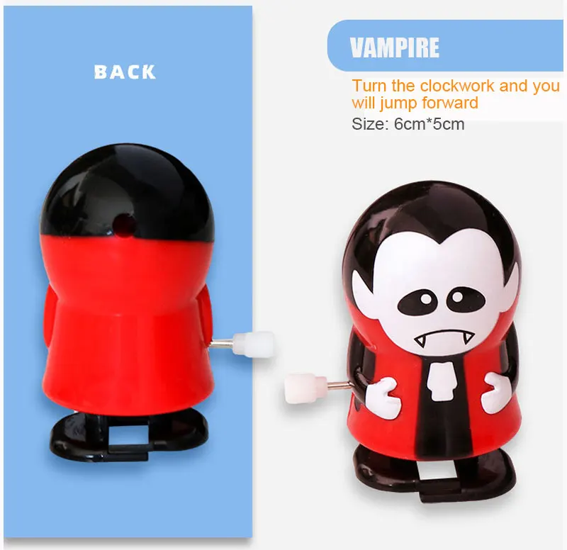 Halloween Wind-up Skeleton Man - Fun & Eco-Friendly Toy