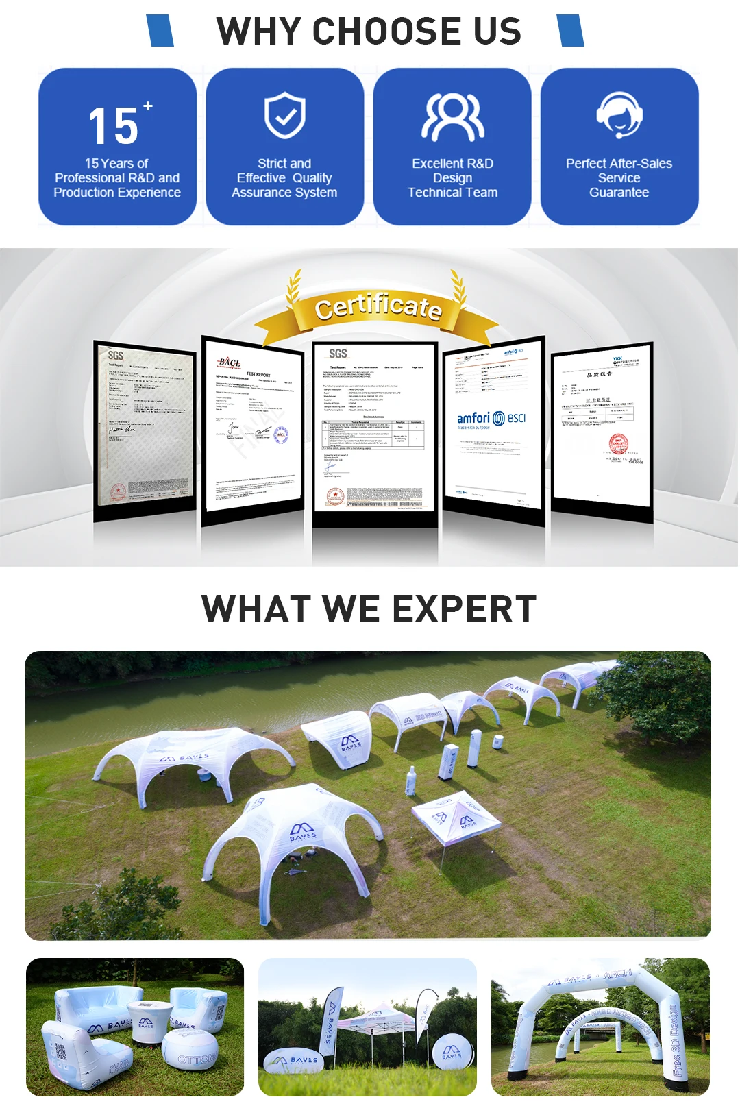 Full Customized Tente Gonflable Event Inflatable Tents for Events ...