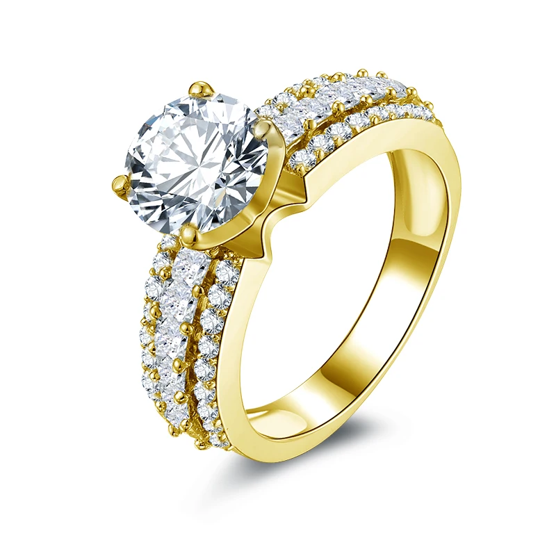 Solid Gold With Certification 100% Real 10k Solid Gold Rings Main ...