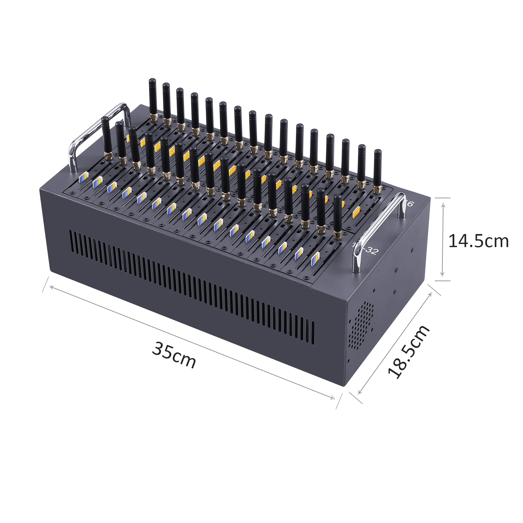 32 Port Gsm Sms Modem For Sending Bulk Sms High Speed Support Imei ...
