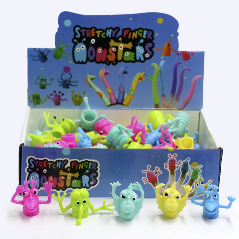5 Design Tpr Monster Finger Puppet Funny Play Toy,Kid Cheap Tpr Toy ...