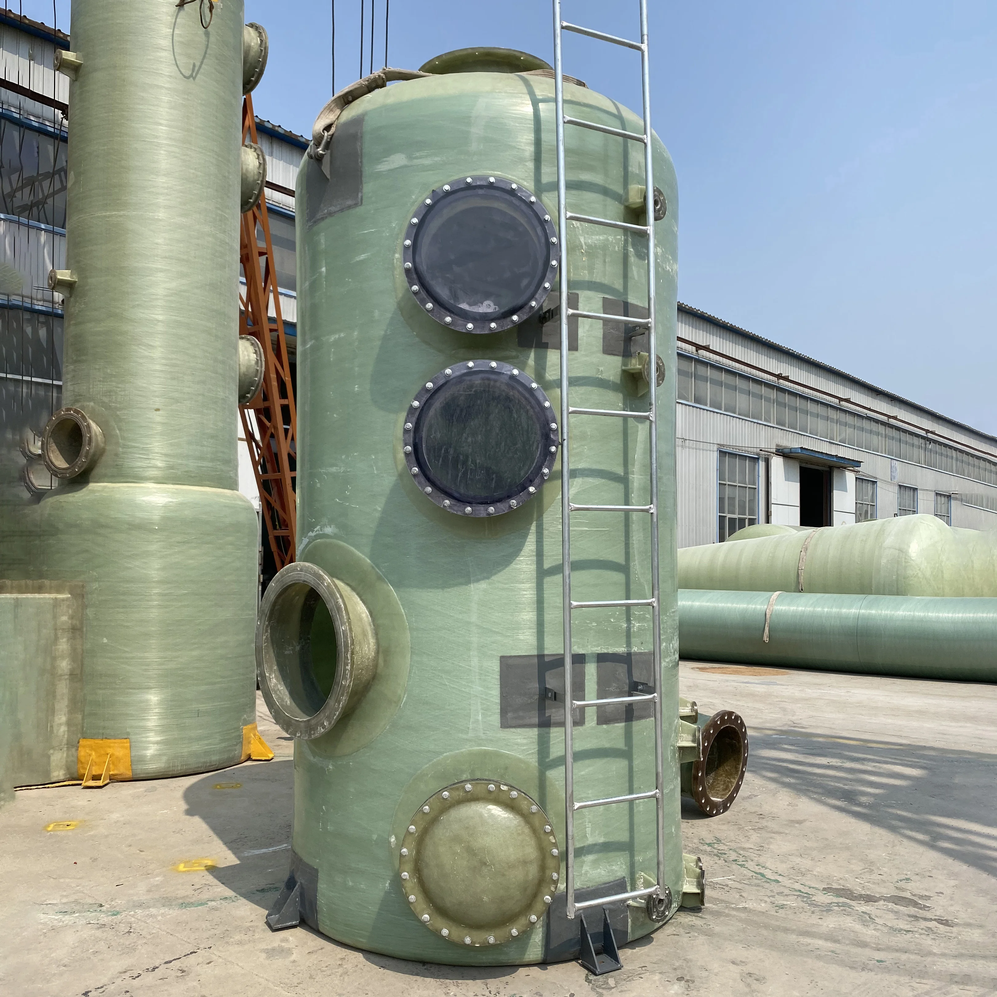 High Efficiency Industrial Gas Scrubber Wet Dust Collector Waste Gas ...